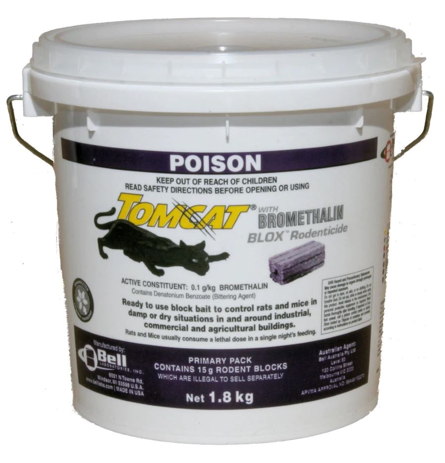 Tomcat Blox Purple Bromethalin 1.8kg – Kingstons Rural Supplies